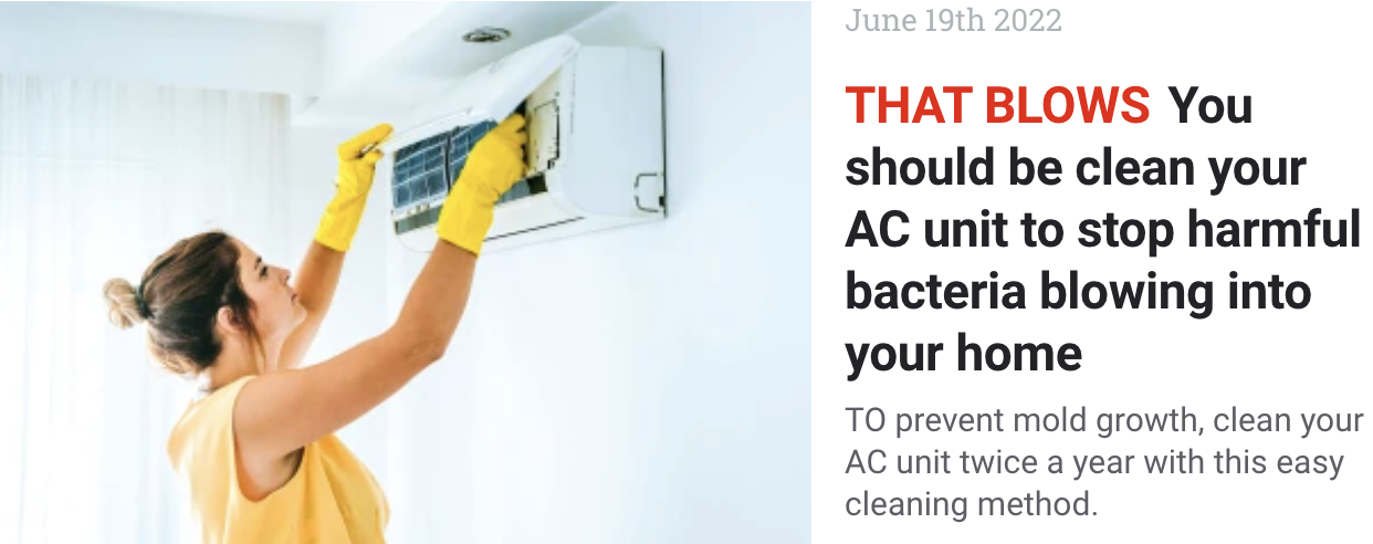You should be cleaning your AC unit - Here's how